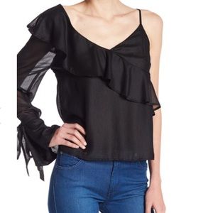 Lush | Tops | Lush One Sleeve Blouse Size M | Poshmark